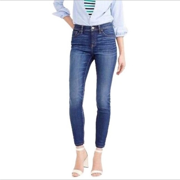 J. Crew | Jeans | J Crew Lookout High Rise Skinny Jeans Blue | Poshmark
